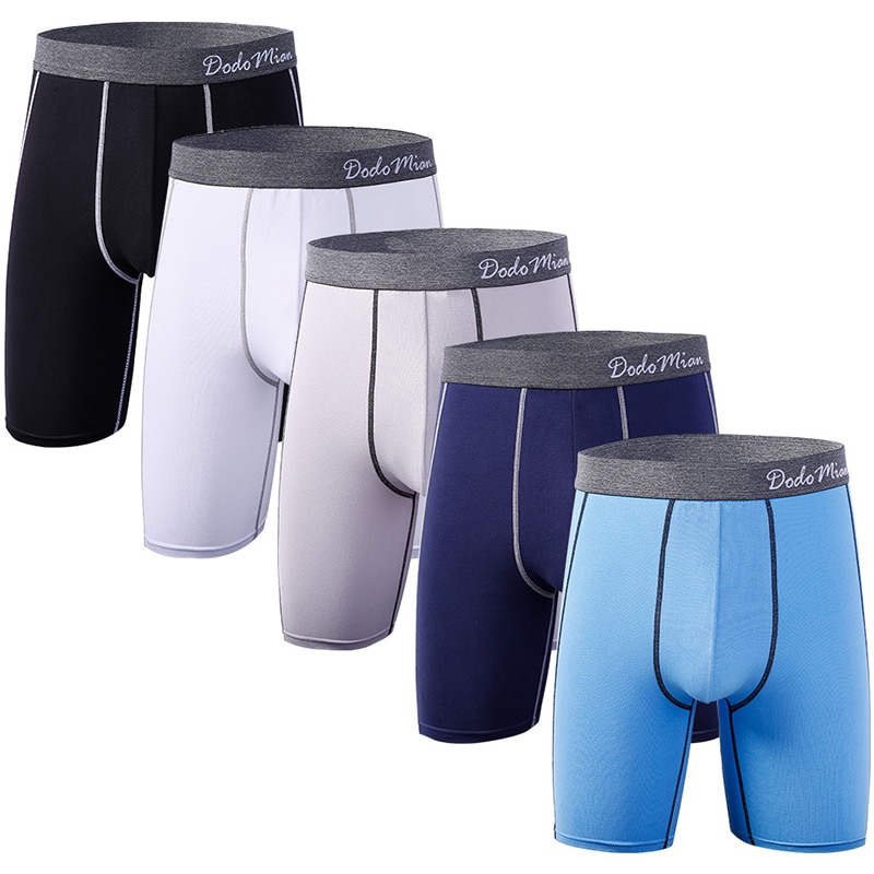 Men’s Long Boxers Set 5 pcs